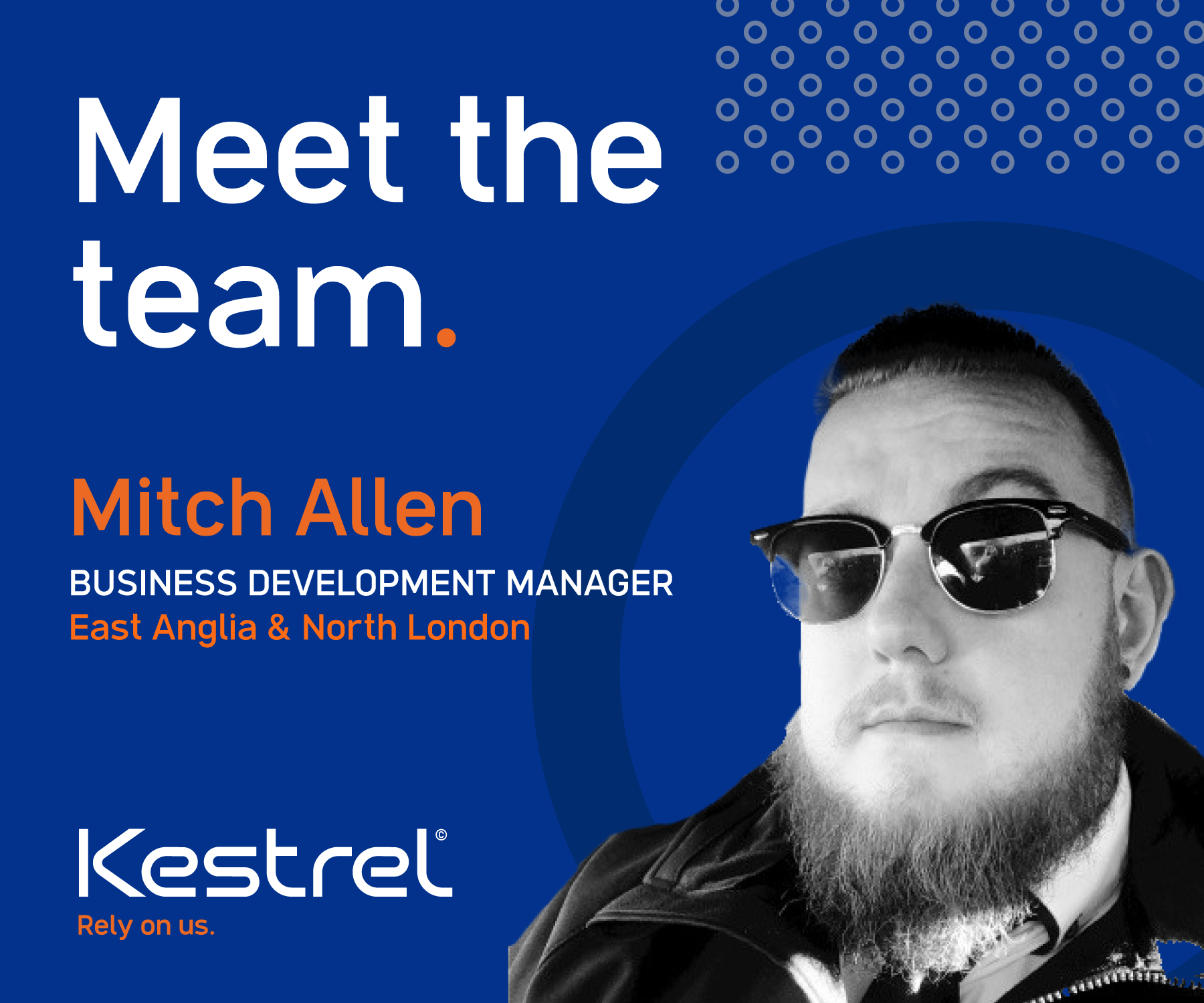 Kestrel new recruit Mitch Allen to drive growth and build connections - Kestrel